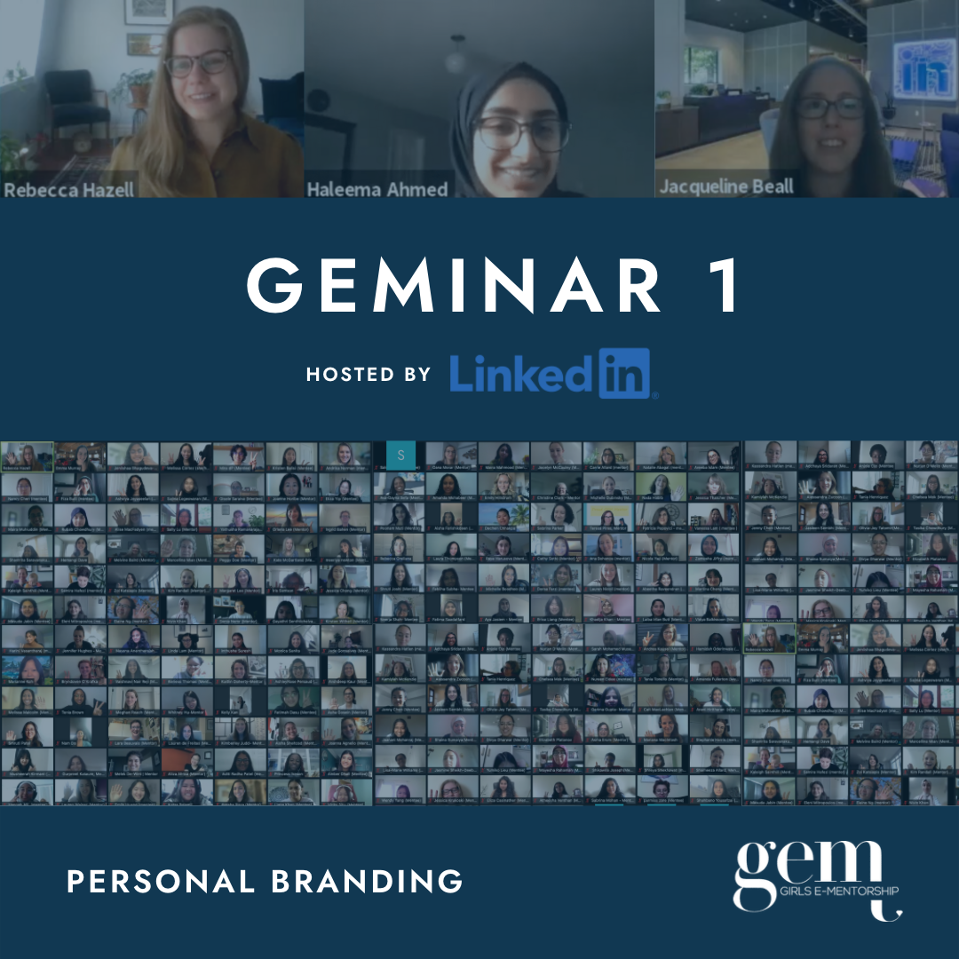GEMinar 1: Personal Branding with LinkedIn (2021-22) - Girls E ...